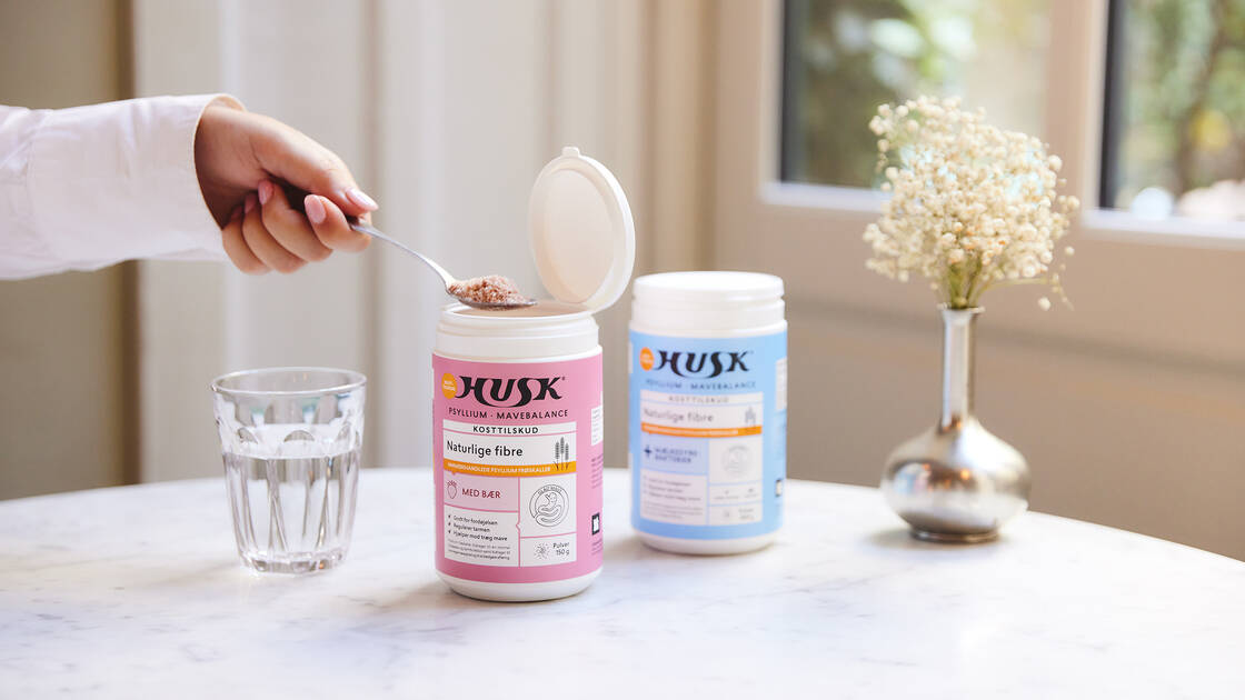 HUSK® dine fibre i hverdagen!