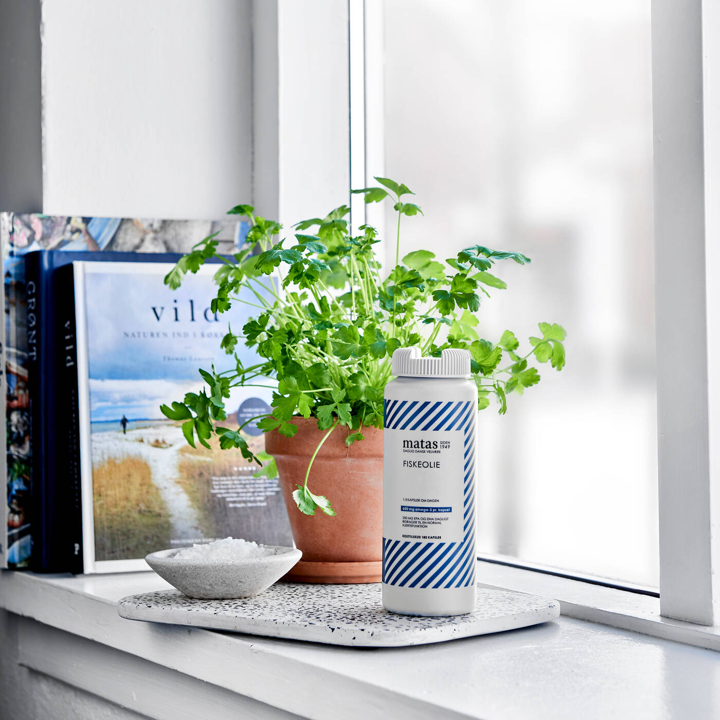 Køb Fiskeolie 1000 mg 180 kaps. fra Matas Striber - Matas